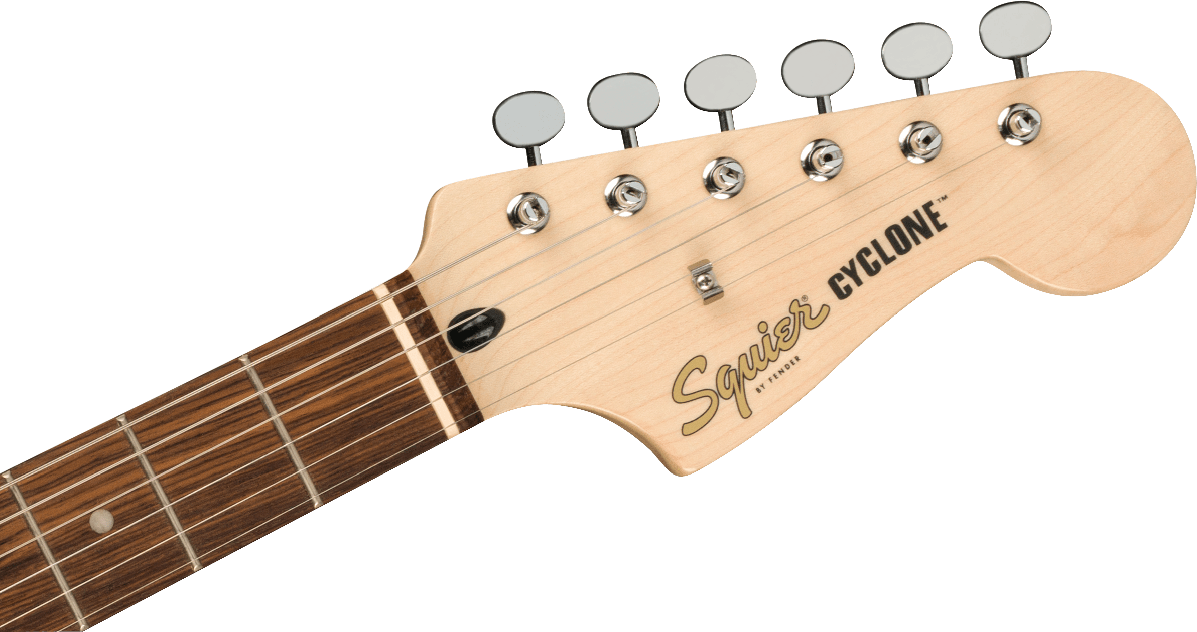 Squier Cyclone Paranormal - polar white Retro rock electric guitar