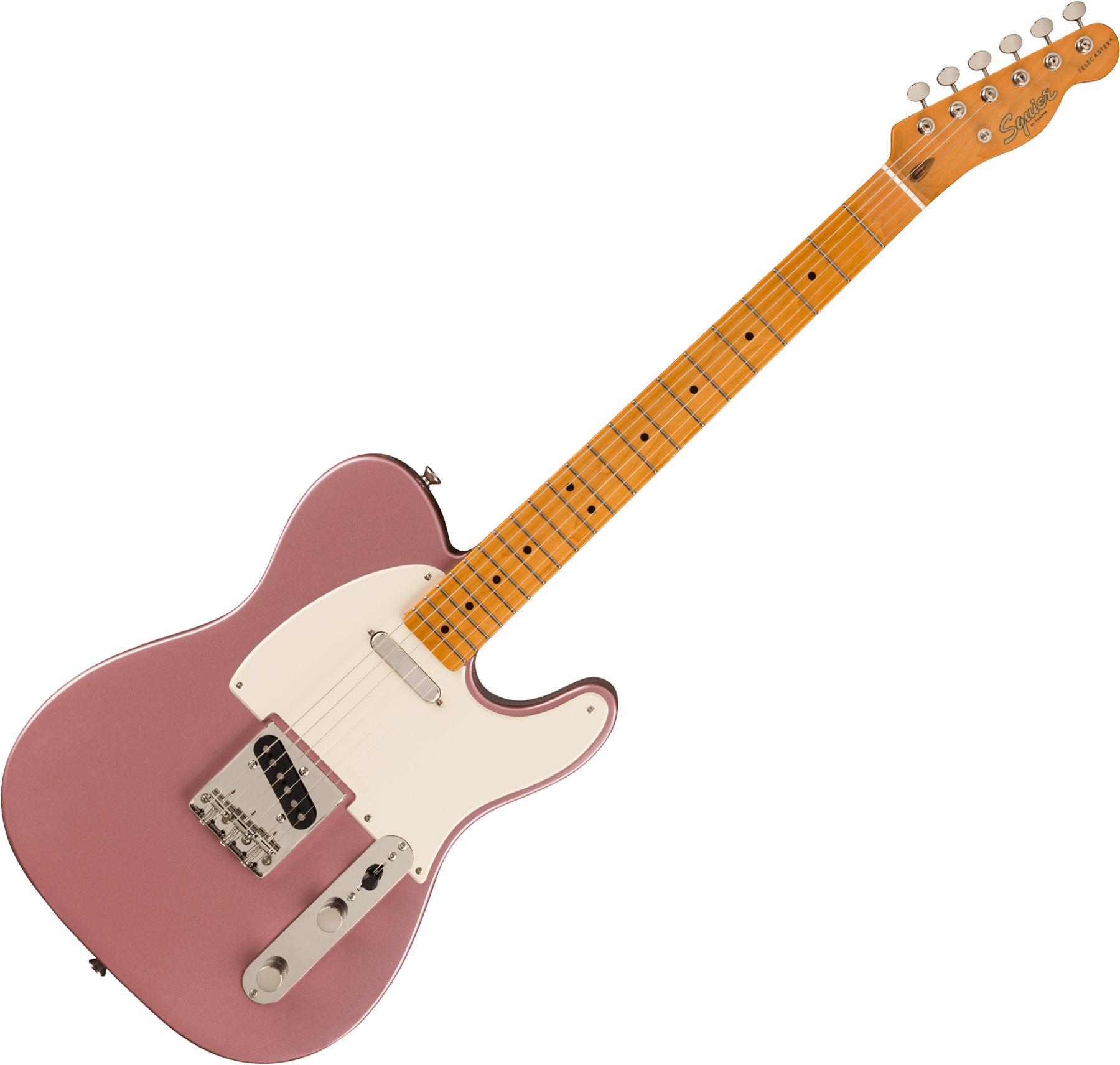Squier FSR Classic Vibe '50s Telecaster, Parchment Pickguard - burgundy ...