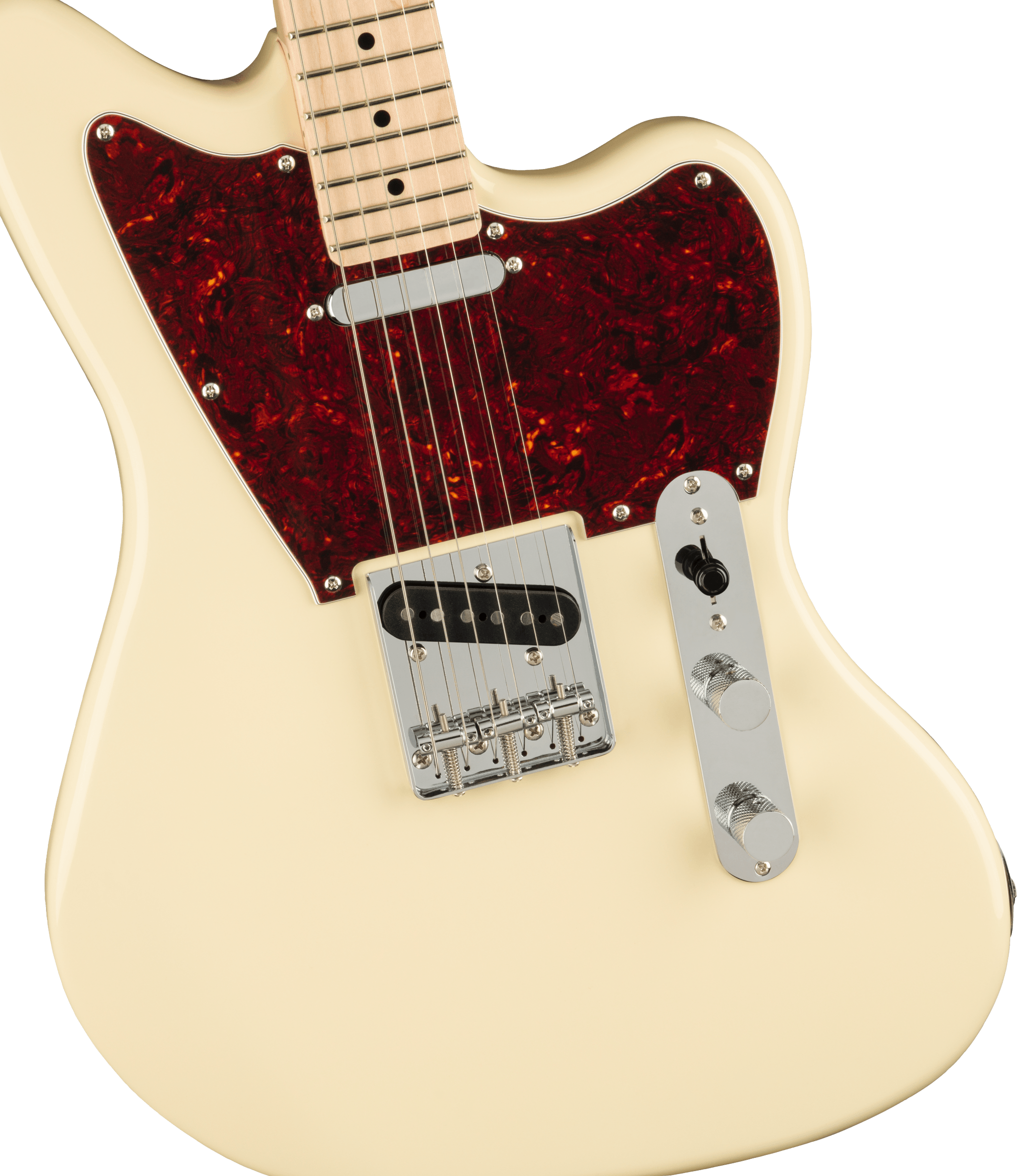 Squier Tele Offset Paranormal - olympic white Retro rock electric guitar