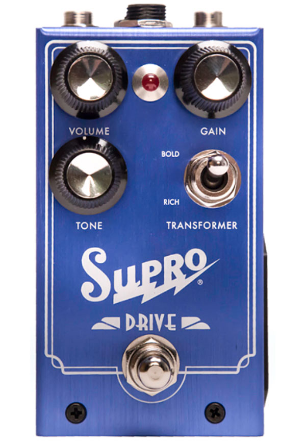 Supro 1305 Drive Overdrive, distortion & fuzz effect pedal