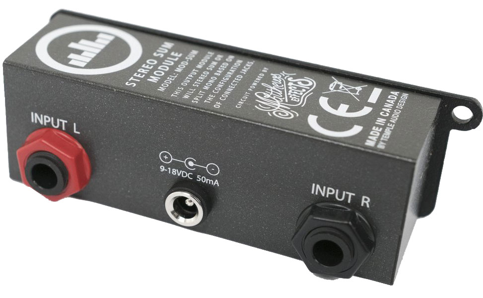 Temple audio design Mini Module Stereo Sum More access for guitar effects