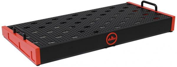Temple audio design Templeboard Duo 24 + Soft Case - Temple Red Pedalboard