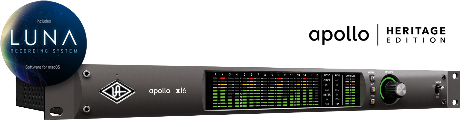 Universal audio Apollo x16 Heritage Edition Thunderbolt audio interface