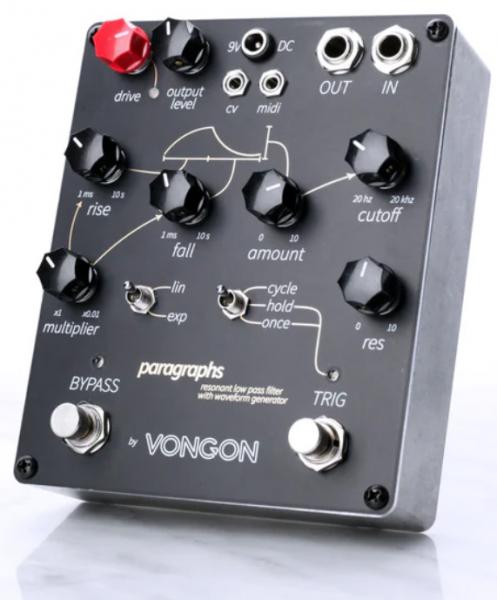 Vongon Paragraphs Resonant Lowpass Filter Wah & filter effect pedal Vongon Paragraphs Resonant Lowpass Filter Wah & filter effect pedal
