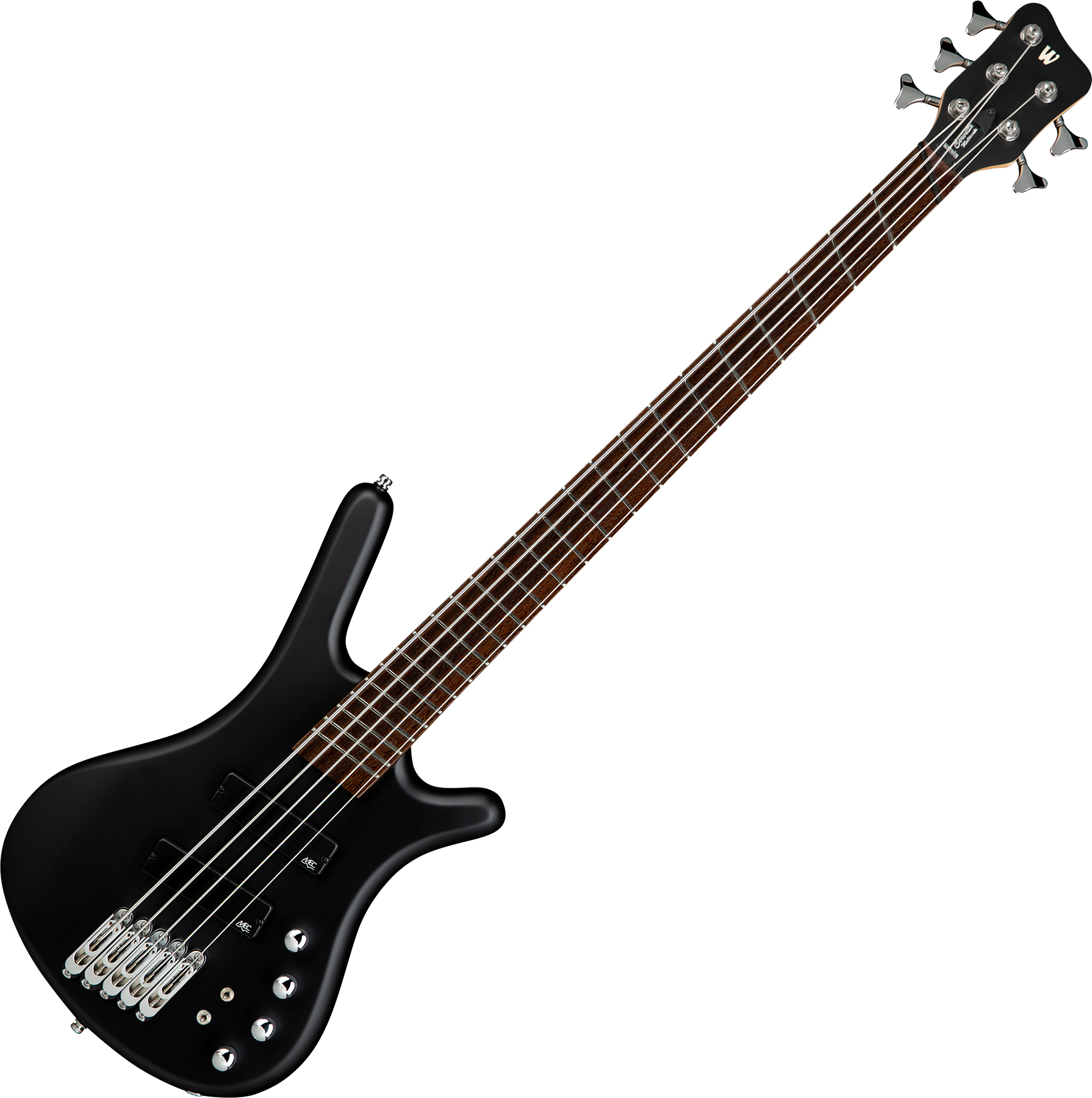 Warwick Rockbass Corvette Multiscale 5-String - solid black satin Solid ...