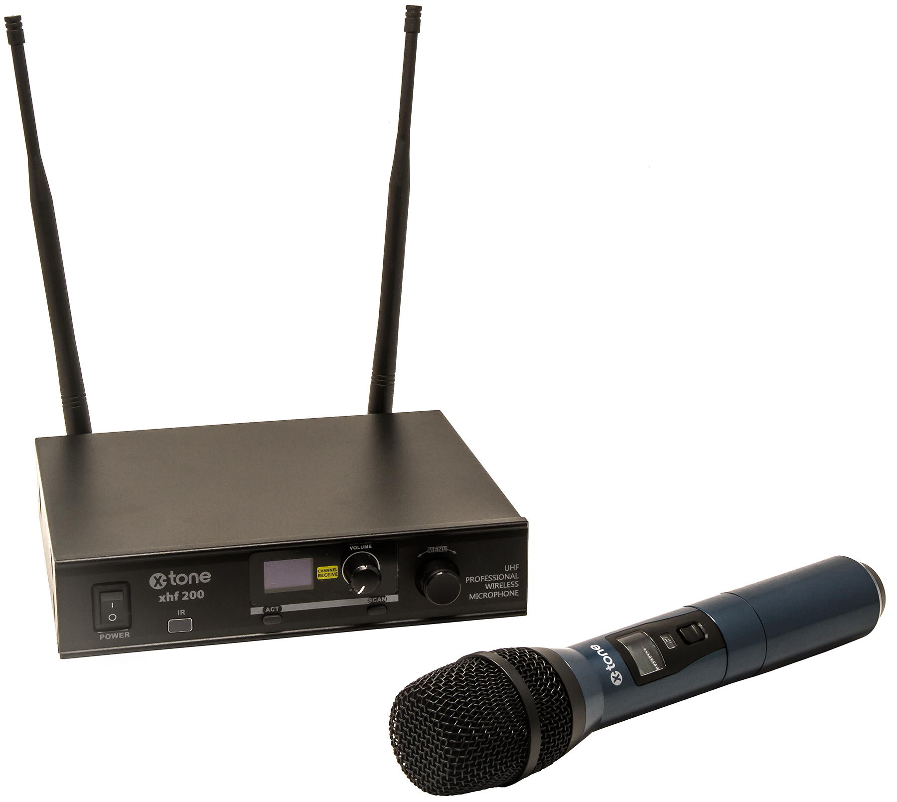 X-tone XHF200 Systeme HF Main Multi Frequences Wireless handheld microphone