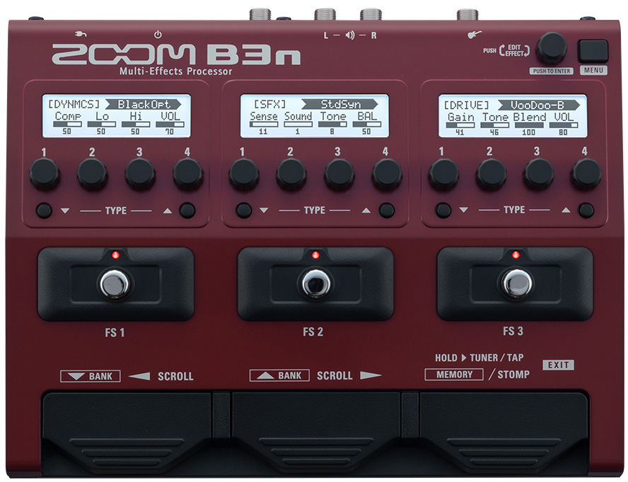 Zoom B3n Bass Multi-Effects Multieffect for bass