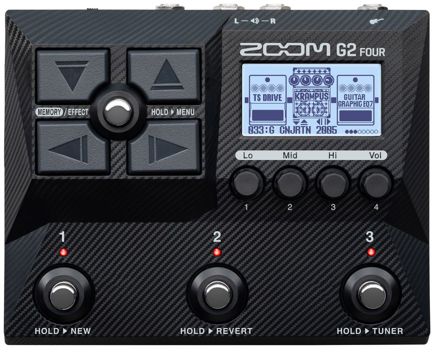 Zoom G2 Four Guitar Multi-Effects Multieffect for electric guitar